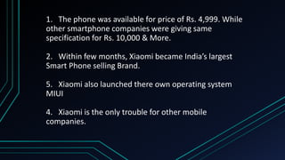 Evolution of Xiaomi Mobile Products | PPTX