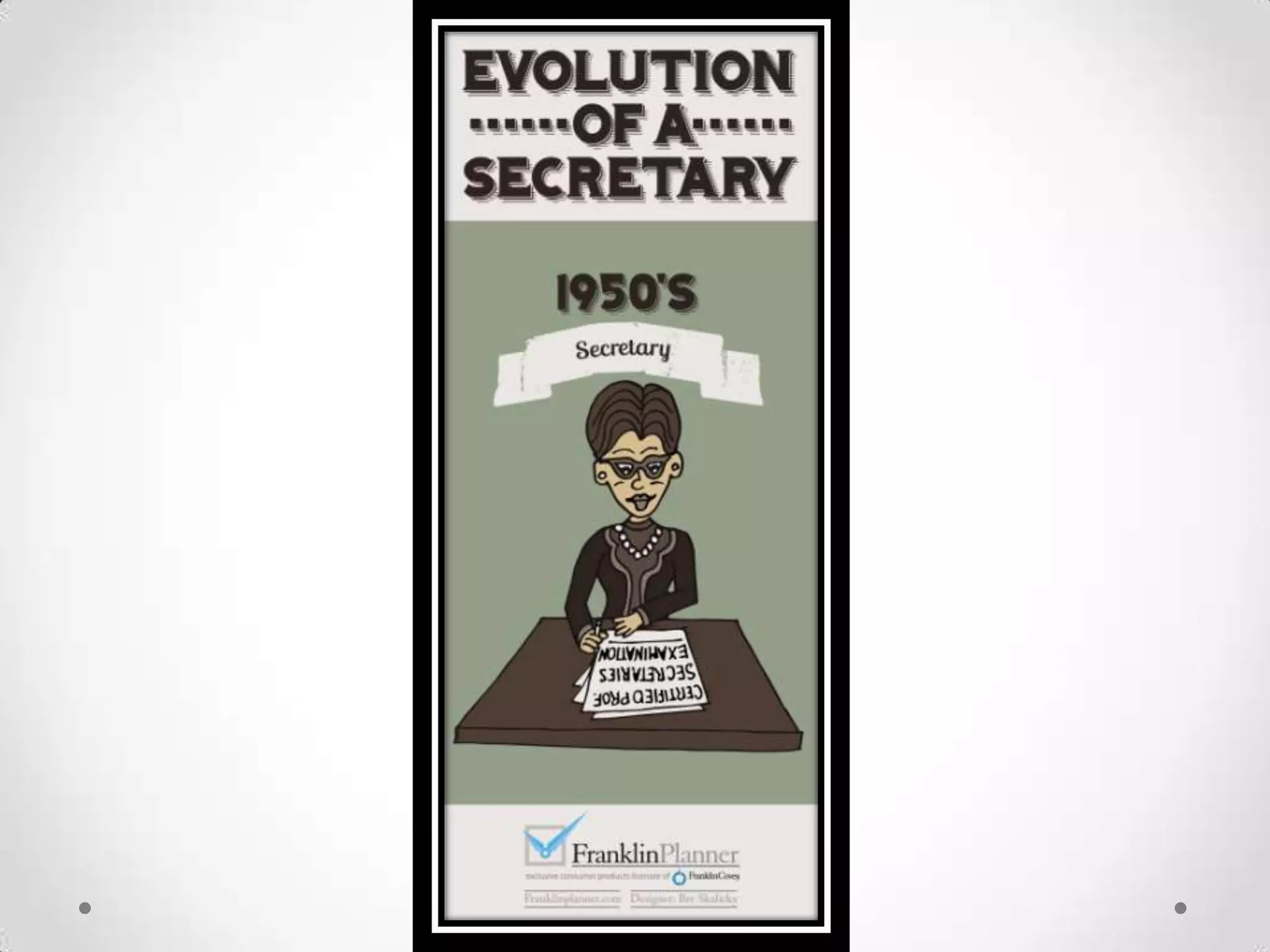 Evolution of a Secretary | PPTX