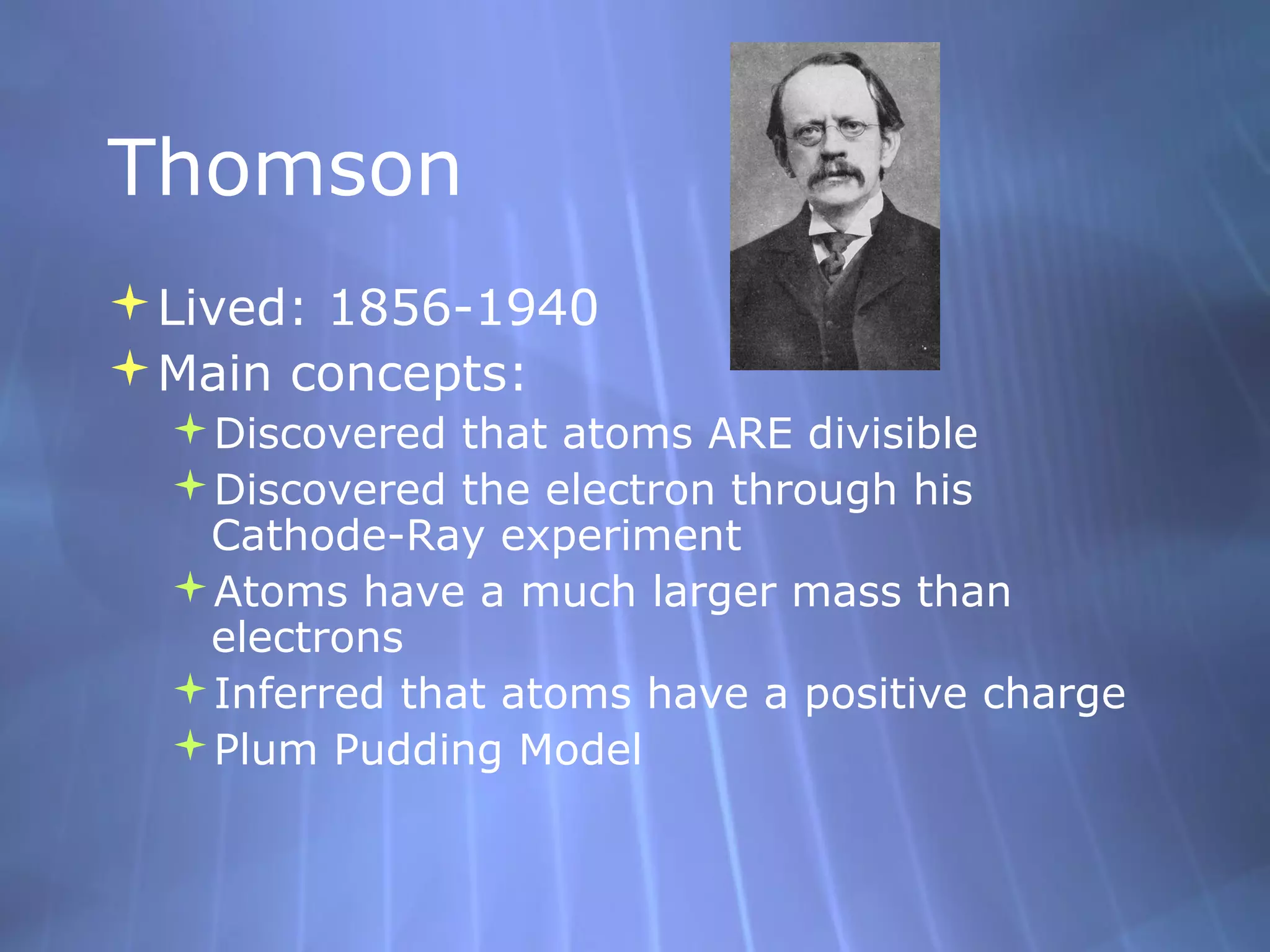 Evolution of atomic theory | PPT