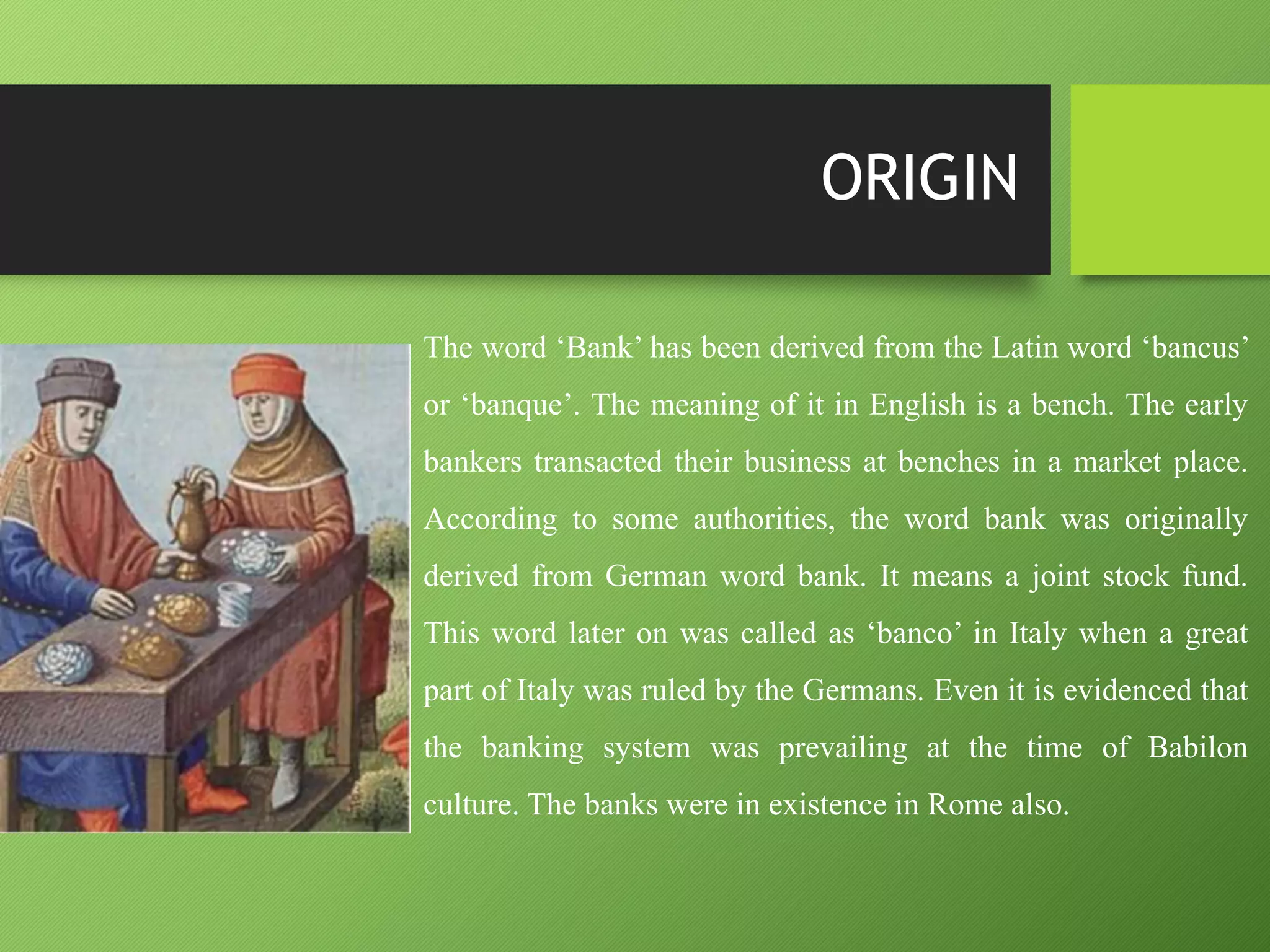 Evolution of banking | PPTX