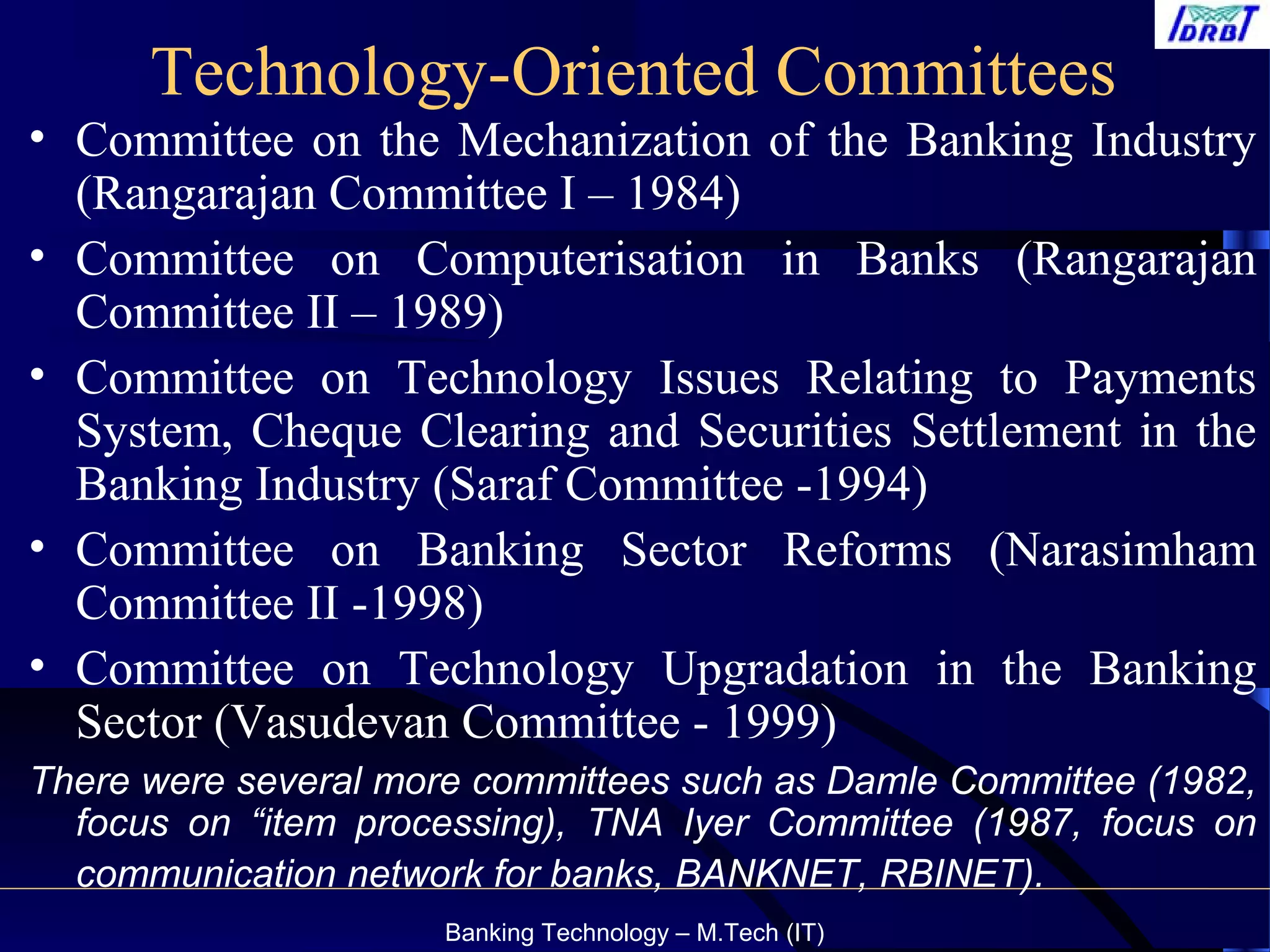 Evolution of banking technology | PPT
