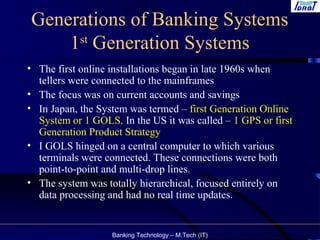 Evolution of banking technology | PPT
