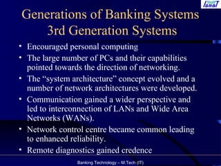 Evolution of banking technology | PPT