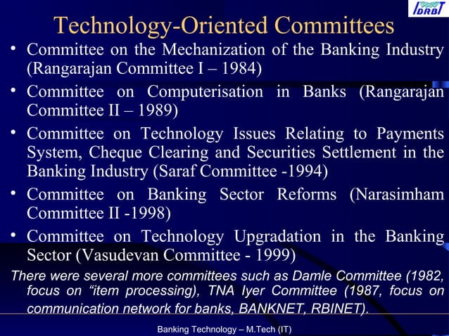 Evolution of banking technology | PPT | Business Banking & Finance ...