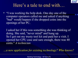 Evolution of banking technology | PPT