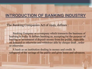 Evolution of bank in india | PPTX