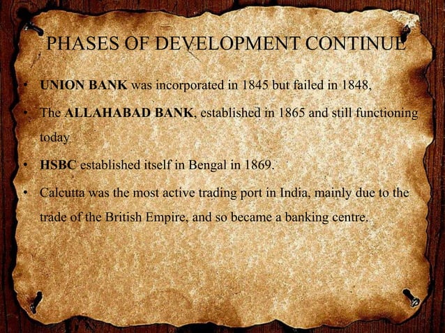Evolution of banks & phases of development | PPTX
