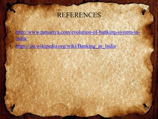 Evolution of banks & phases of development | PPTX