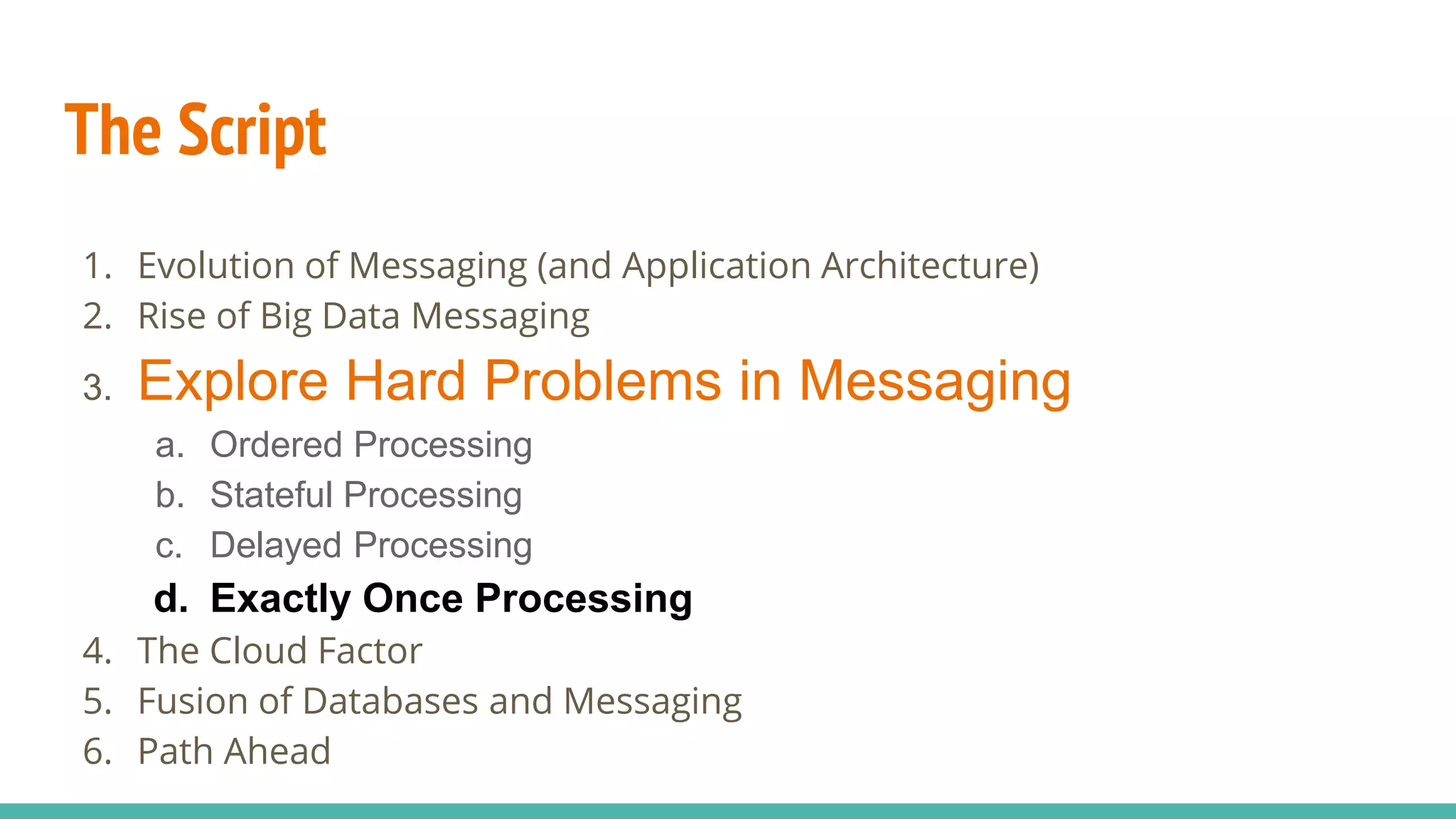 Evolution of Big Data Messaging | PPT
