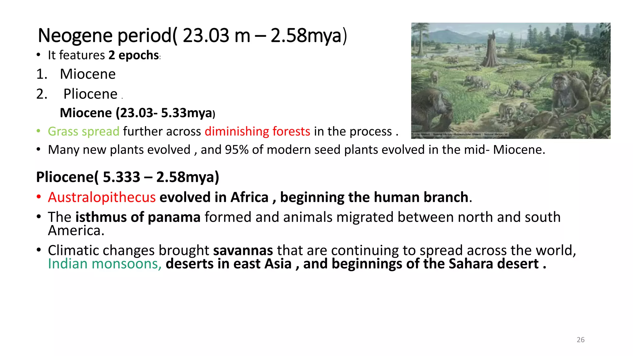 EVOLUTION OF BIOSPHERE -pptx | PPTX
