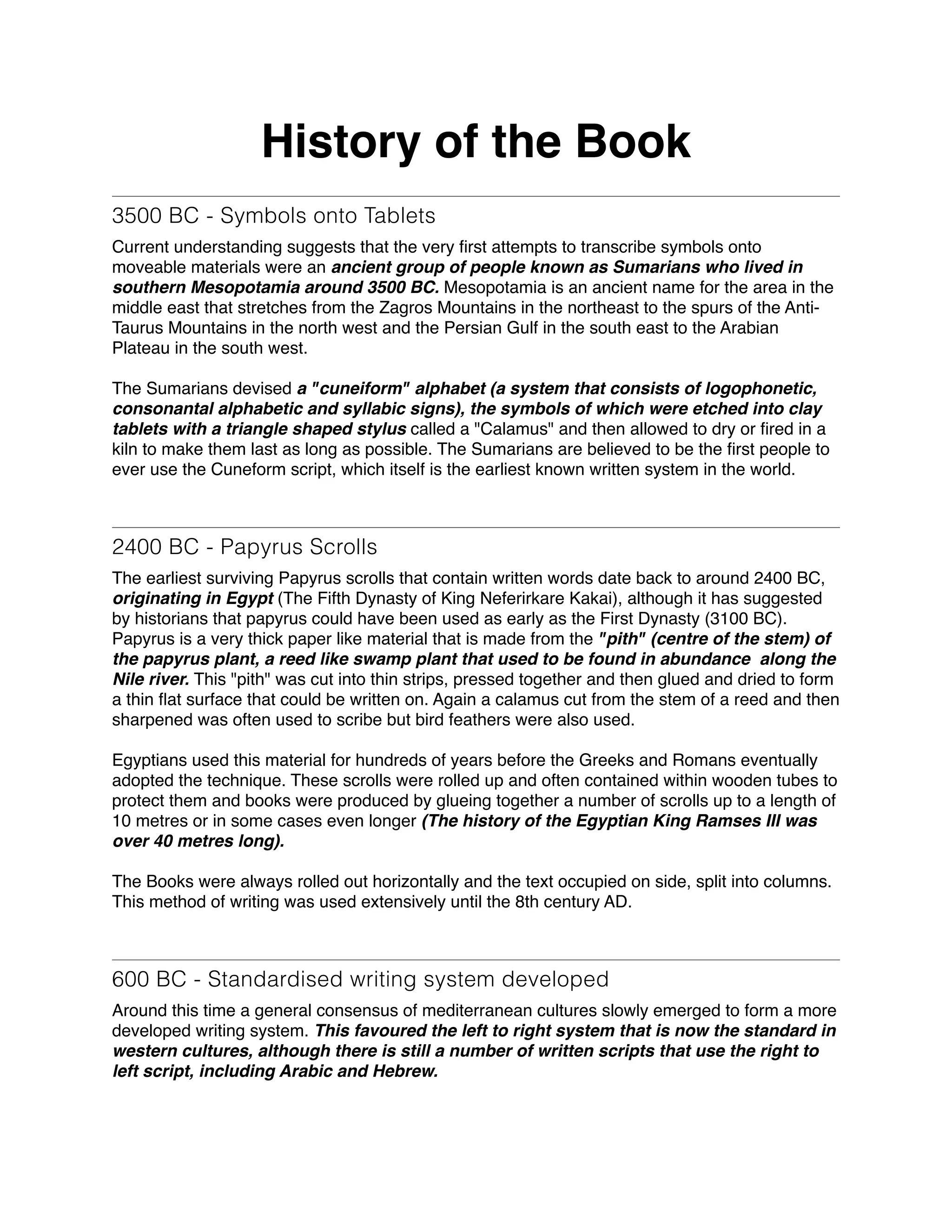 Evolution of book notes | PDF