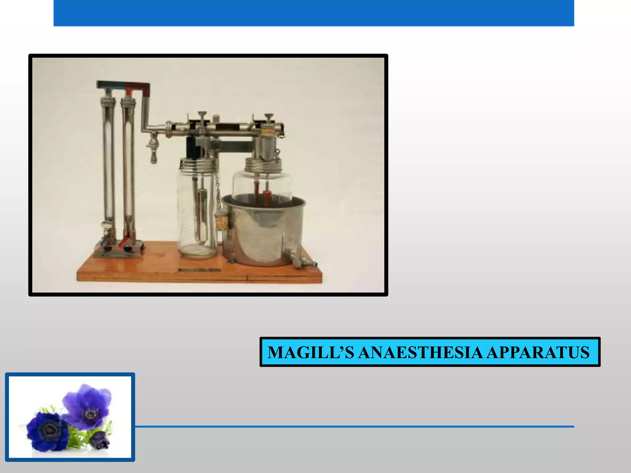 Evolution of Boyle's Anaesthesia apparatus | PPTX