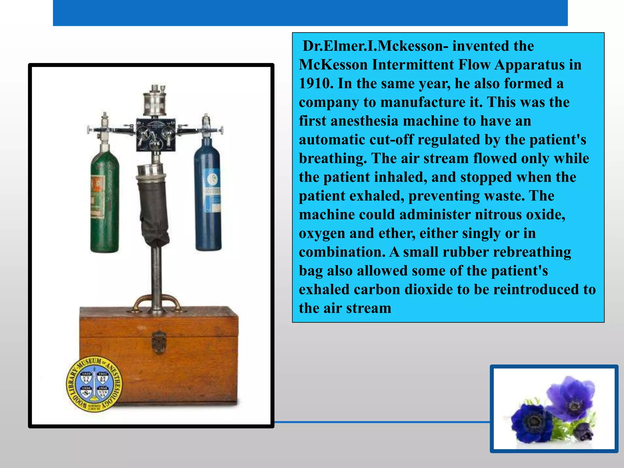 Evolution of Boyle's Anaesthesia apparatus | PPTX