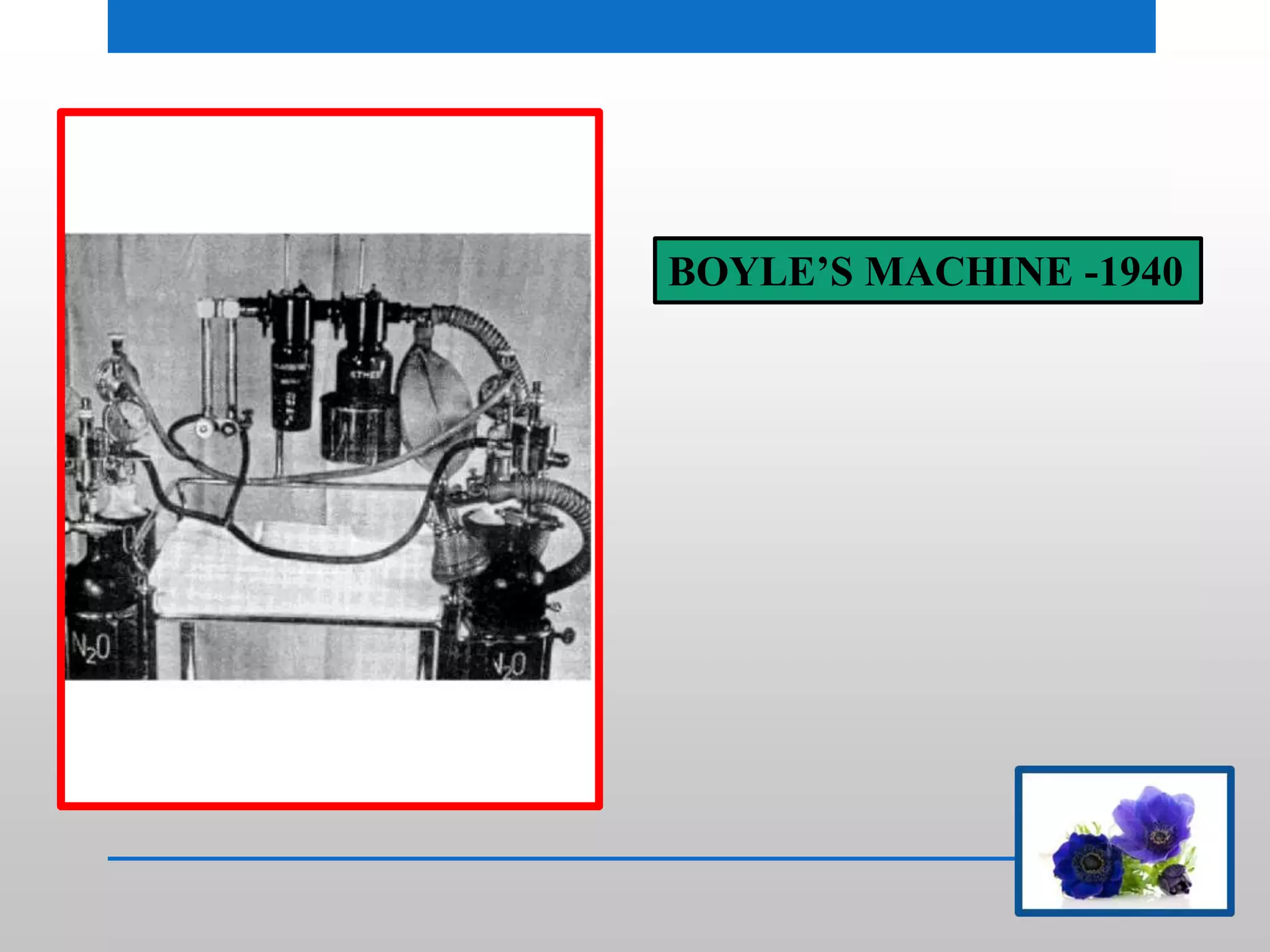 Evolution of Boyle's Anaesthesia apparatus | PPTX