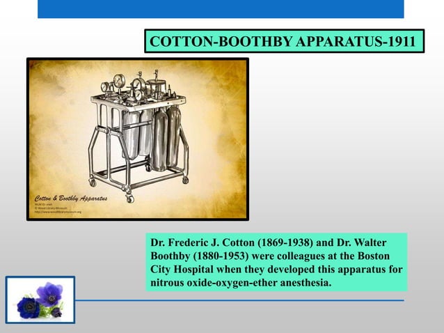 Evolution of Boyle's Anaesthesia apparatus | PPTX