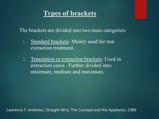 Evolution of brackets | PPTX