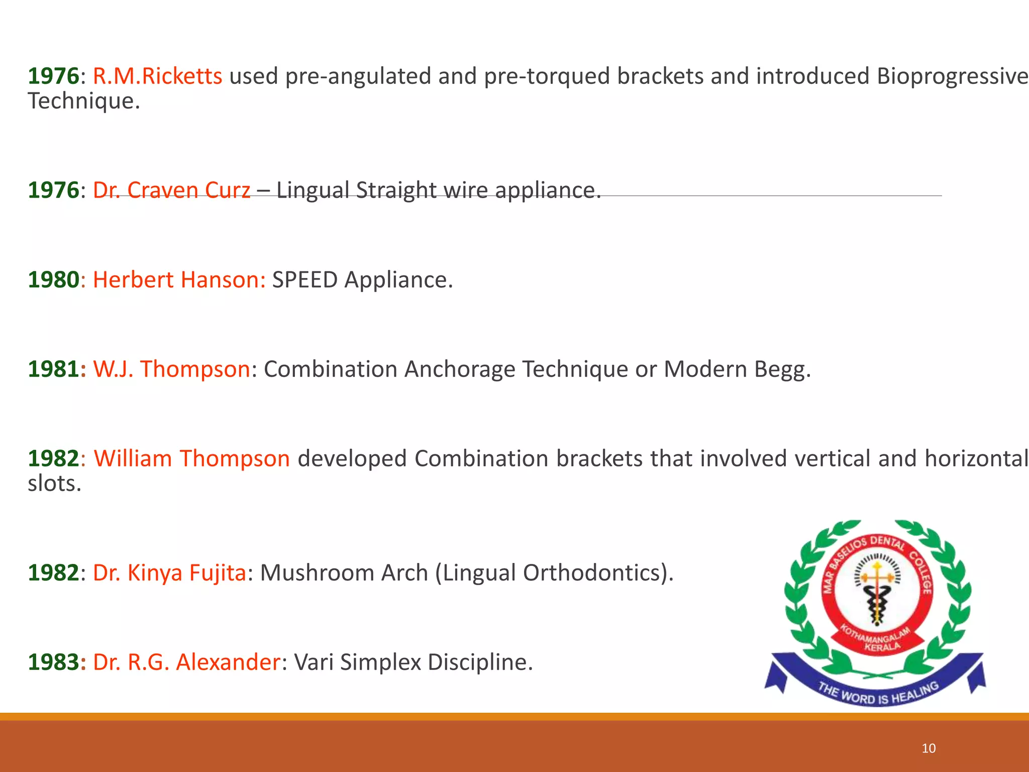 EVOLUTION OF BRACKETS.ppt