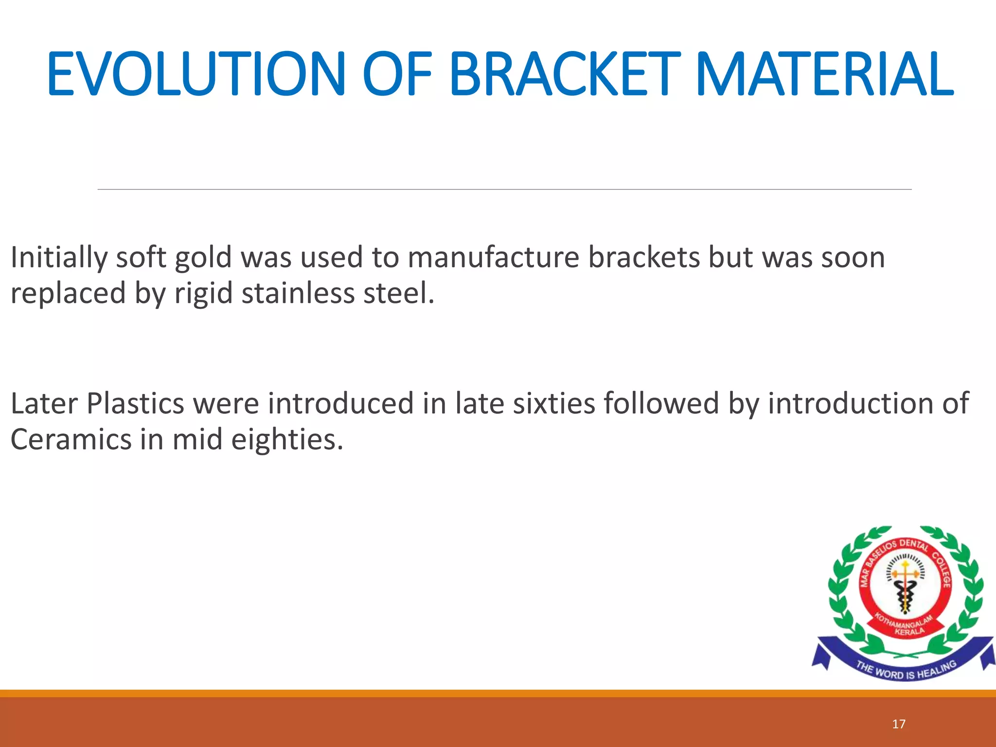 EVOLUTION OF BRACKETS.ppt