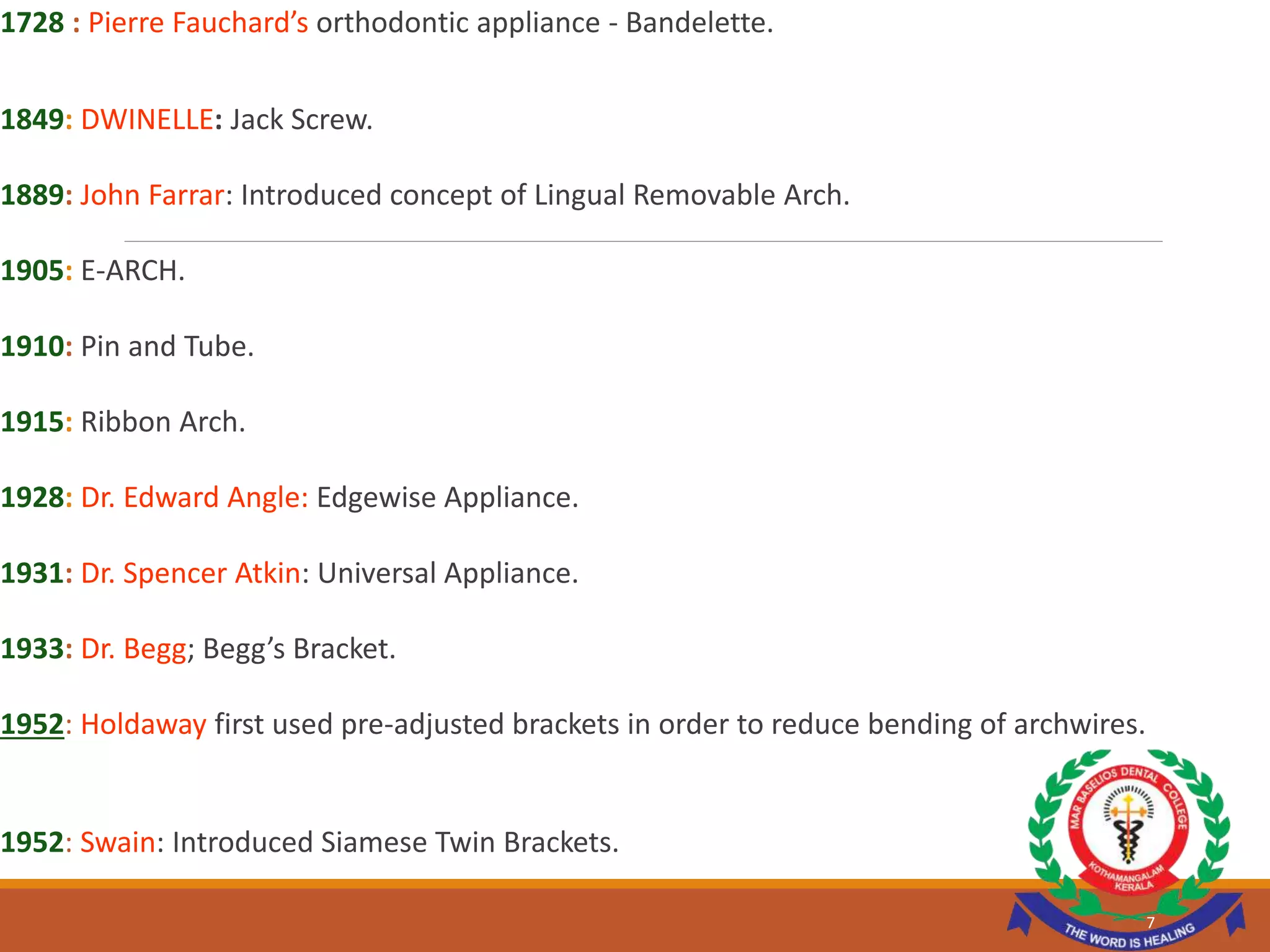 EVOLUTION OF BRACKETS.ppt