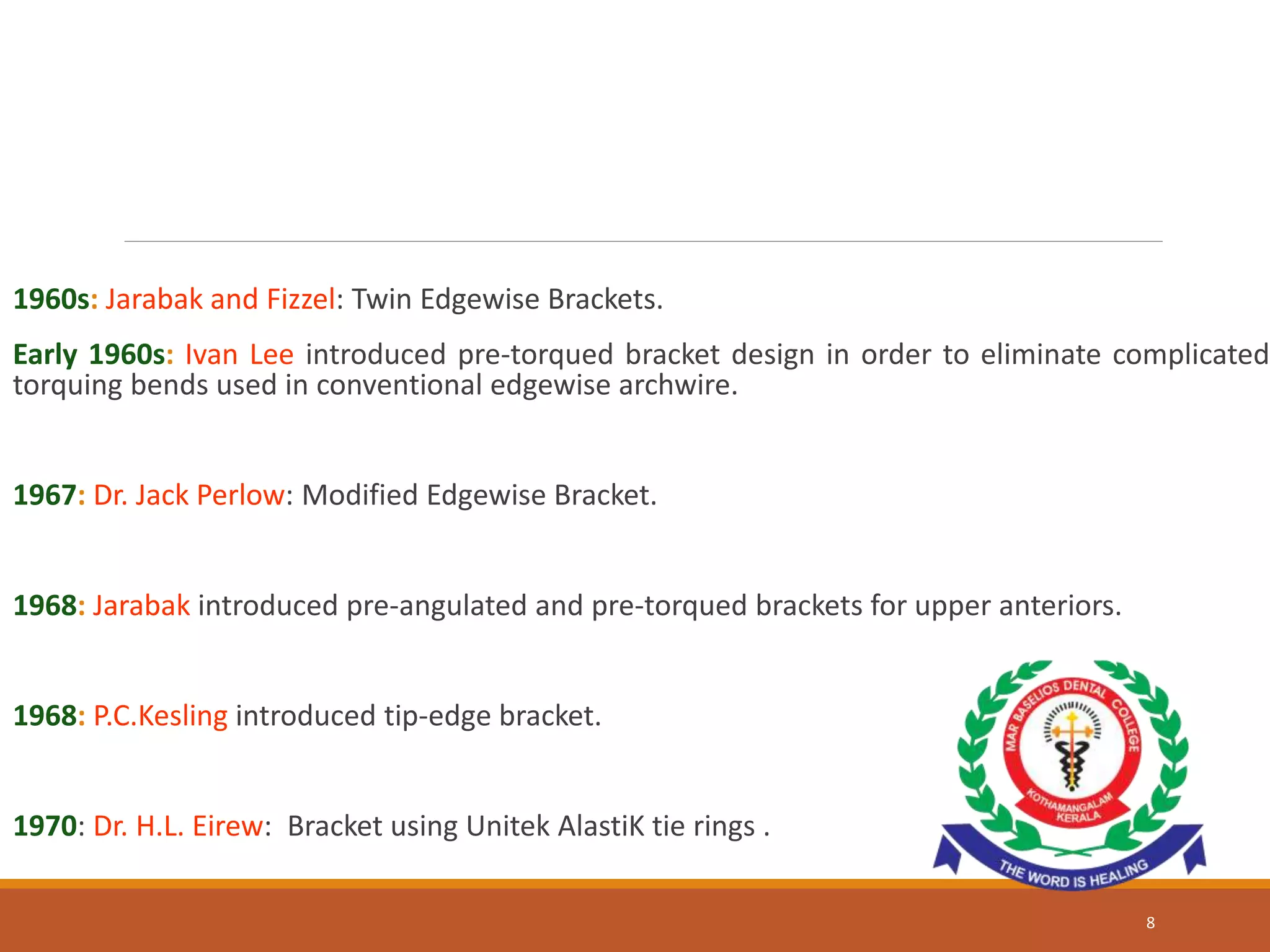 EVOLUTION OF BRACKETS.ppt
