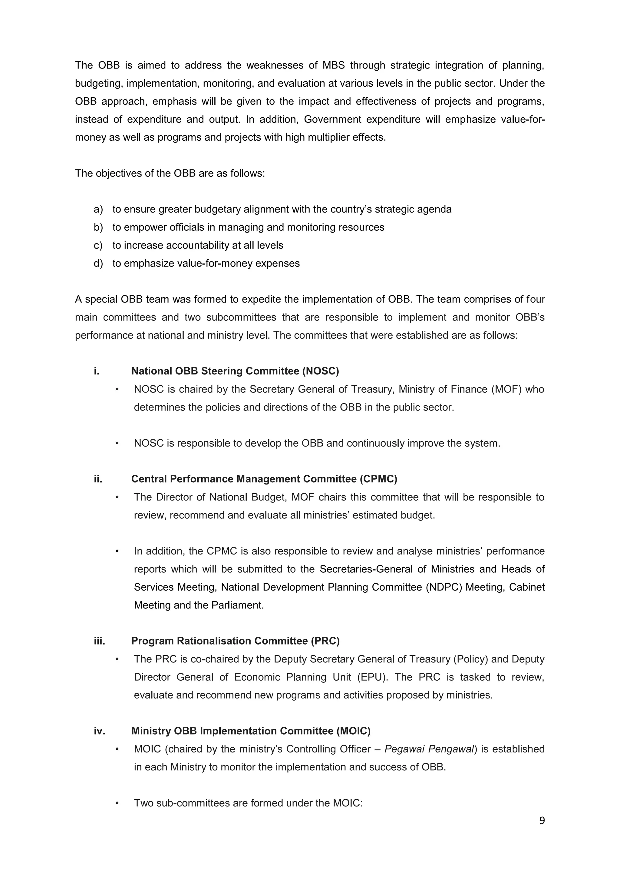 Evolution of budgeting system in malaysia (10 page) | PDF