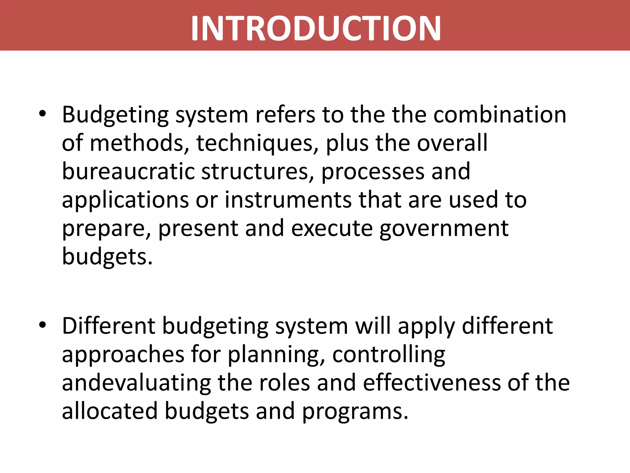 Evolution of budgeting system in malaysia presentation (3 nov 3pm edit ...