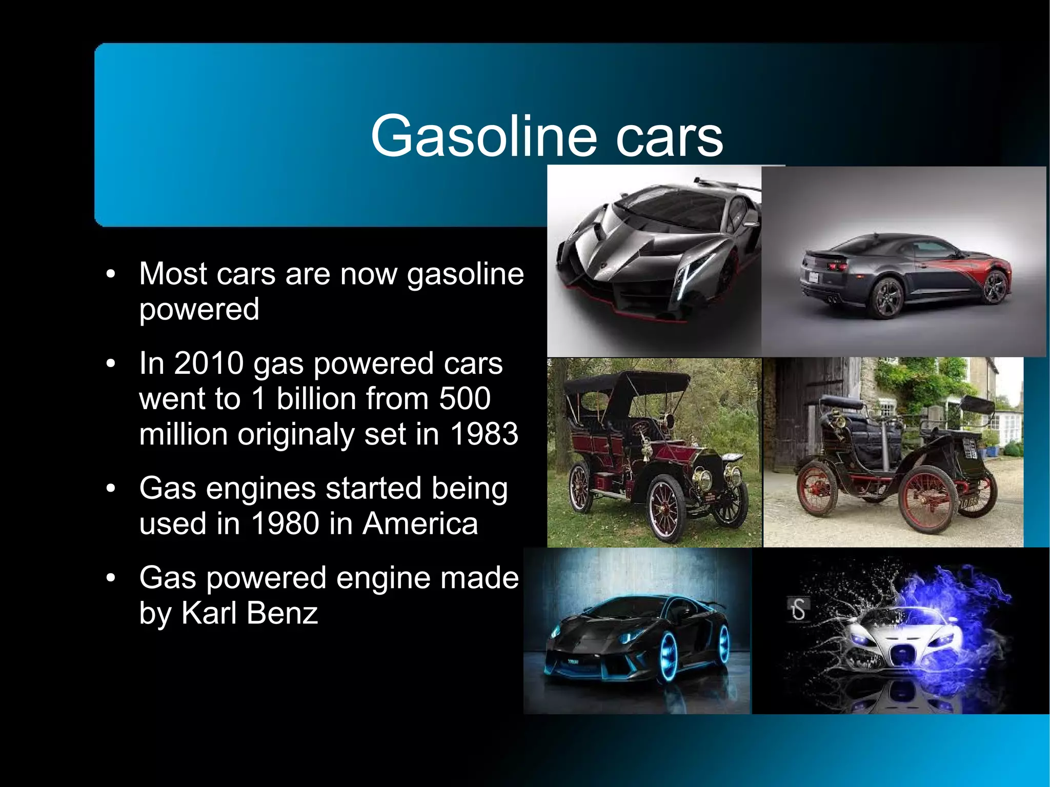 Evolution of cars | ODP