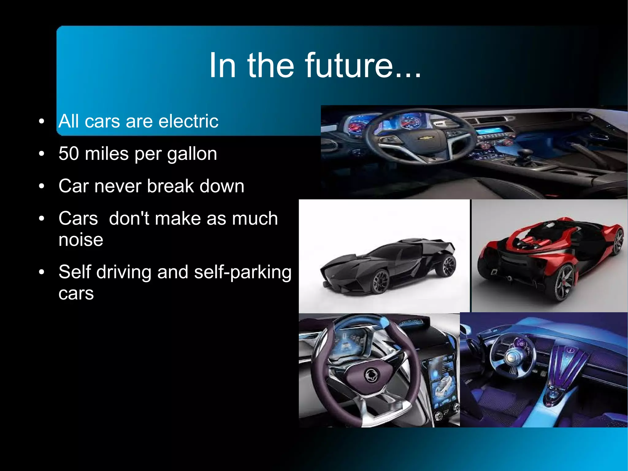 Evolution of cars | ODP