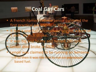 Evolution of cars | PPTX