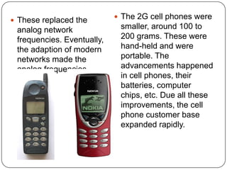 Evolution of cell phone | PPTX