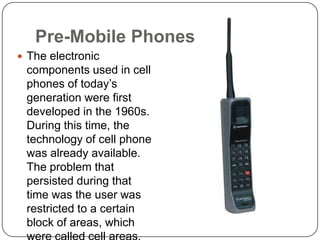 1960s Cell Phone
