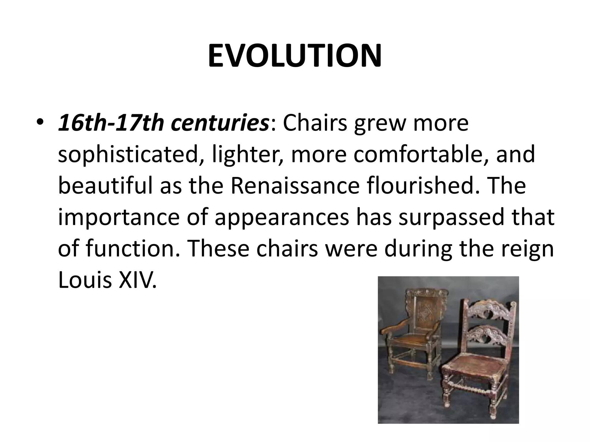 EVOLUTION OF CHAIRS.pptx
