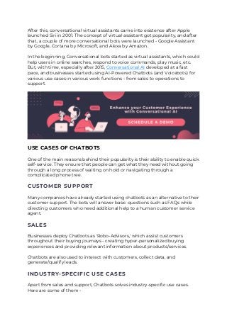 The Evolution of Chatbot | PDF