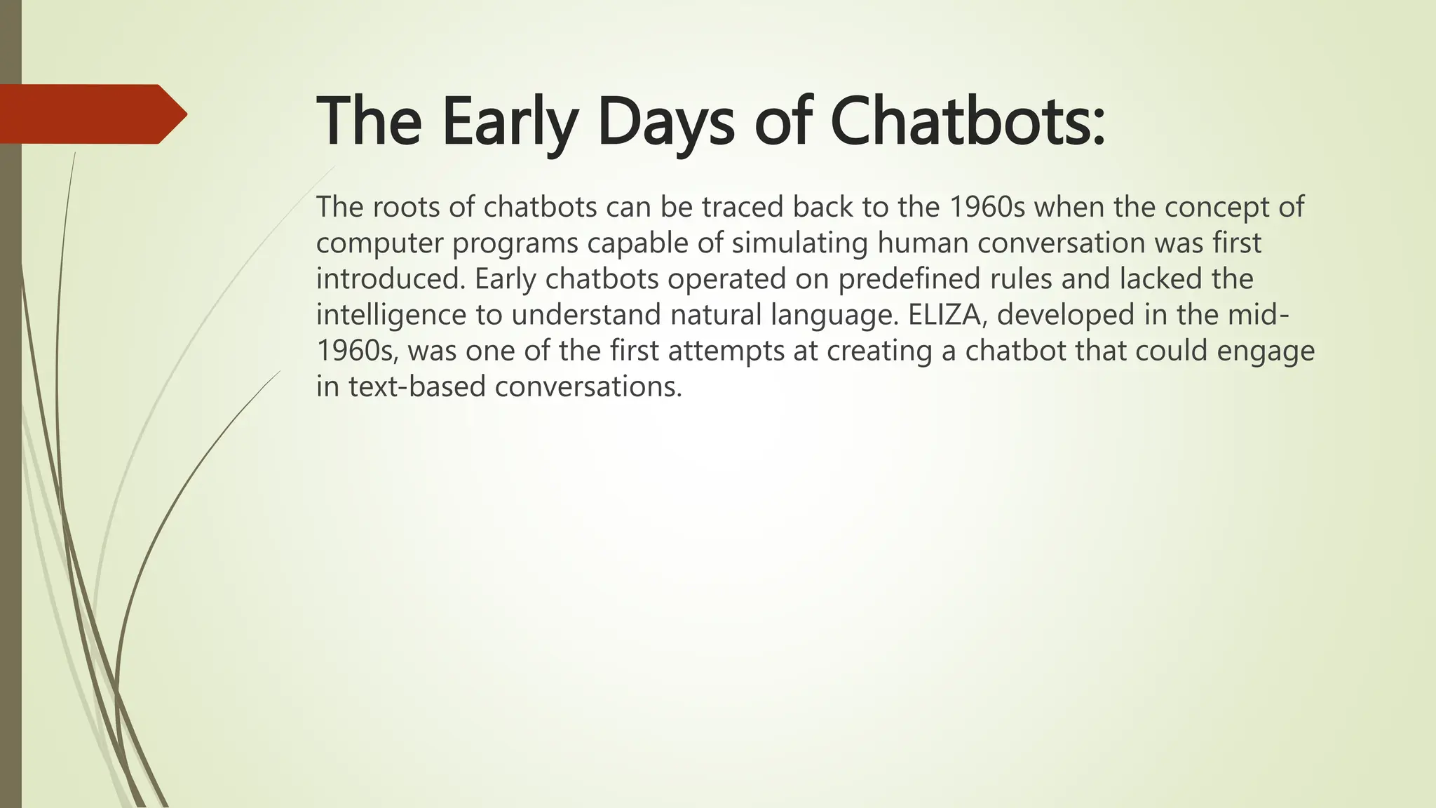 Evolution Of Chatbots From Custom Ai Chatbots And Ai Chatbots For Websites Pptx