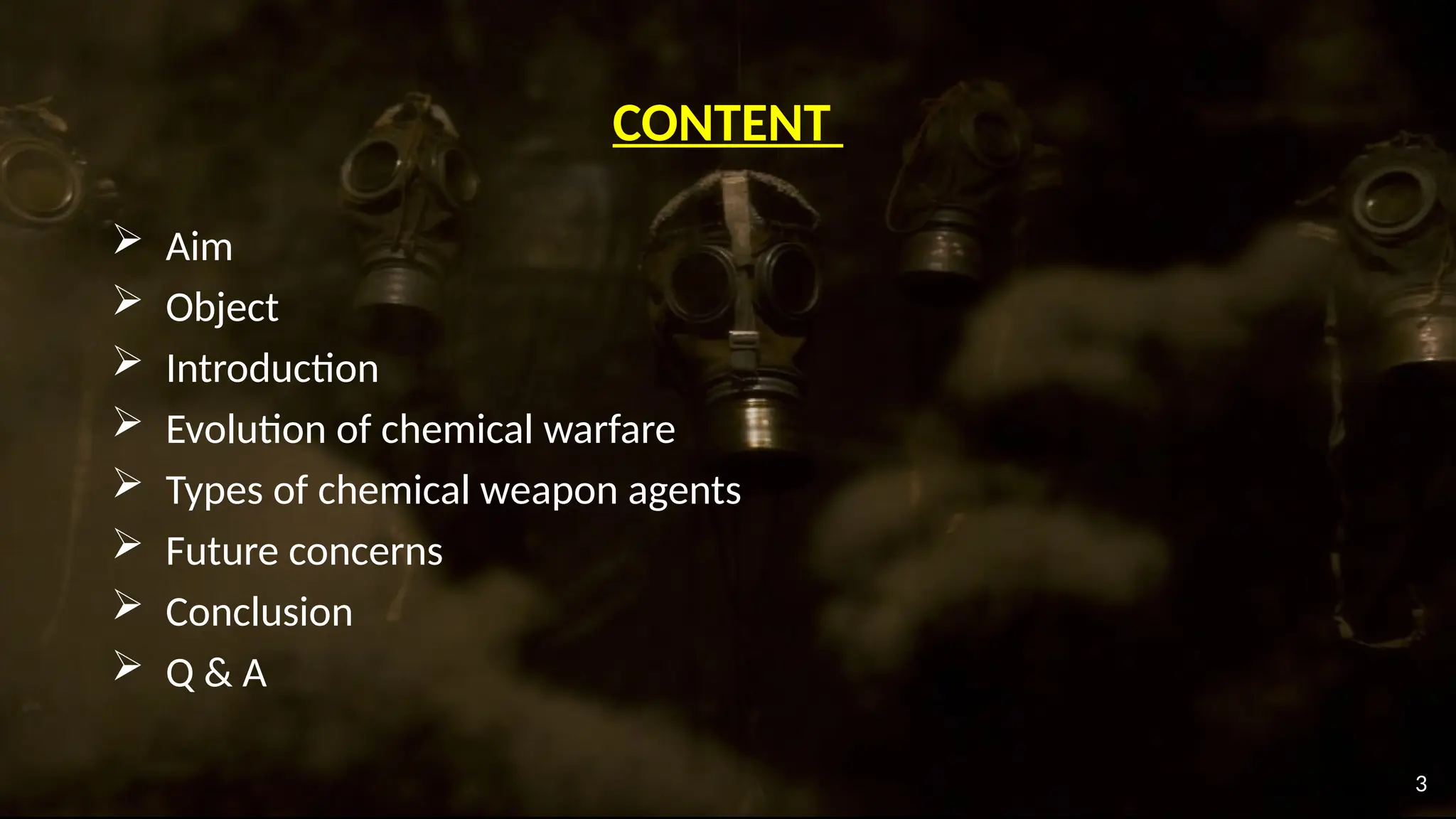 EVOLUTION OF CHEMICAL WARFARE AND TYPES OF CHEMICAL.pptx
