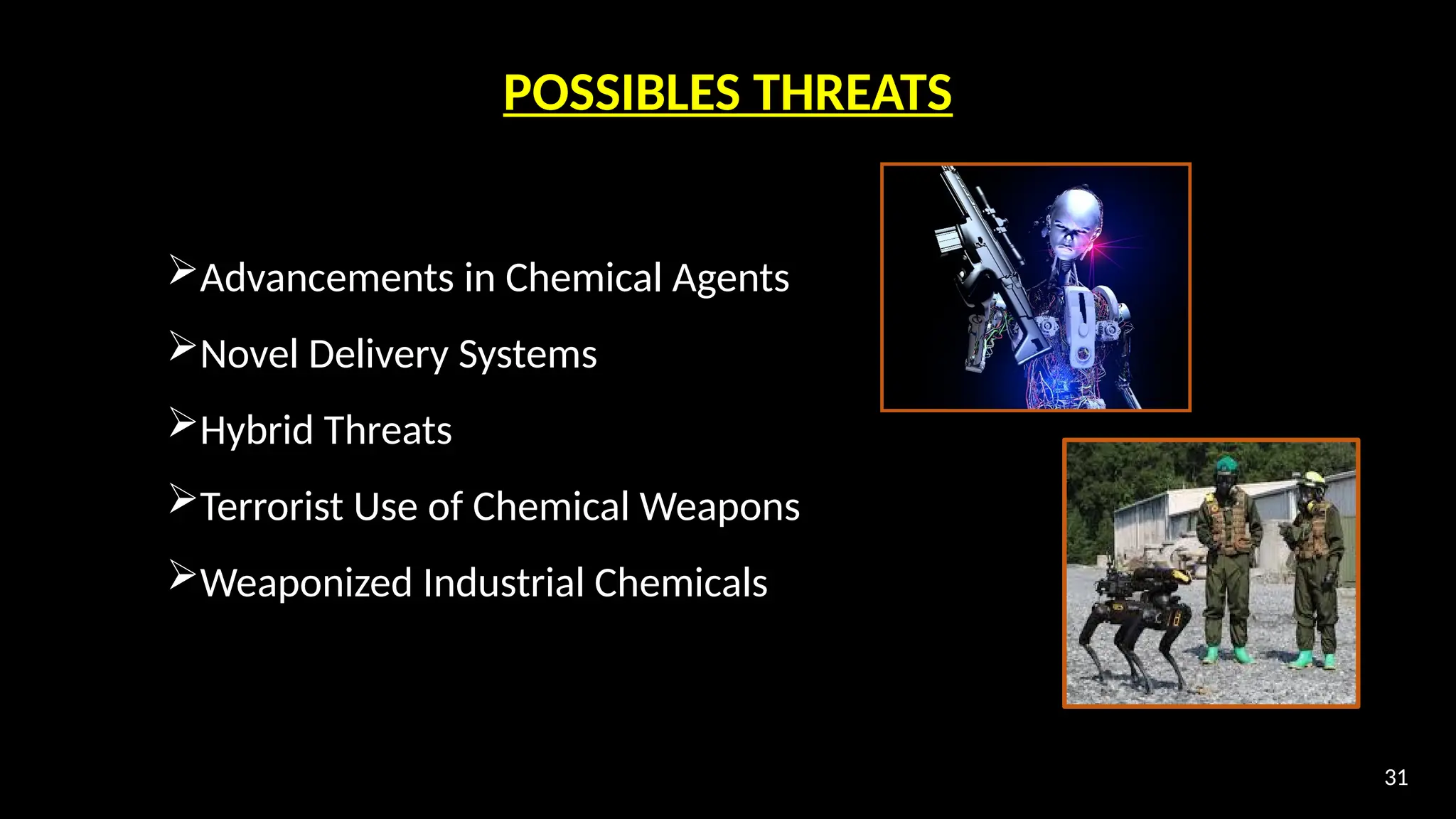 EVOLUTION OF CHEMICAL WARFARE AND TYPES OF CHEMICAL.pptx