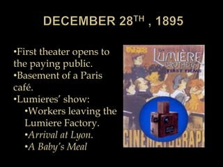 Evolution of cinema | PPTX