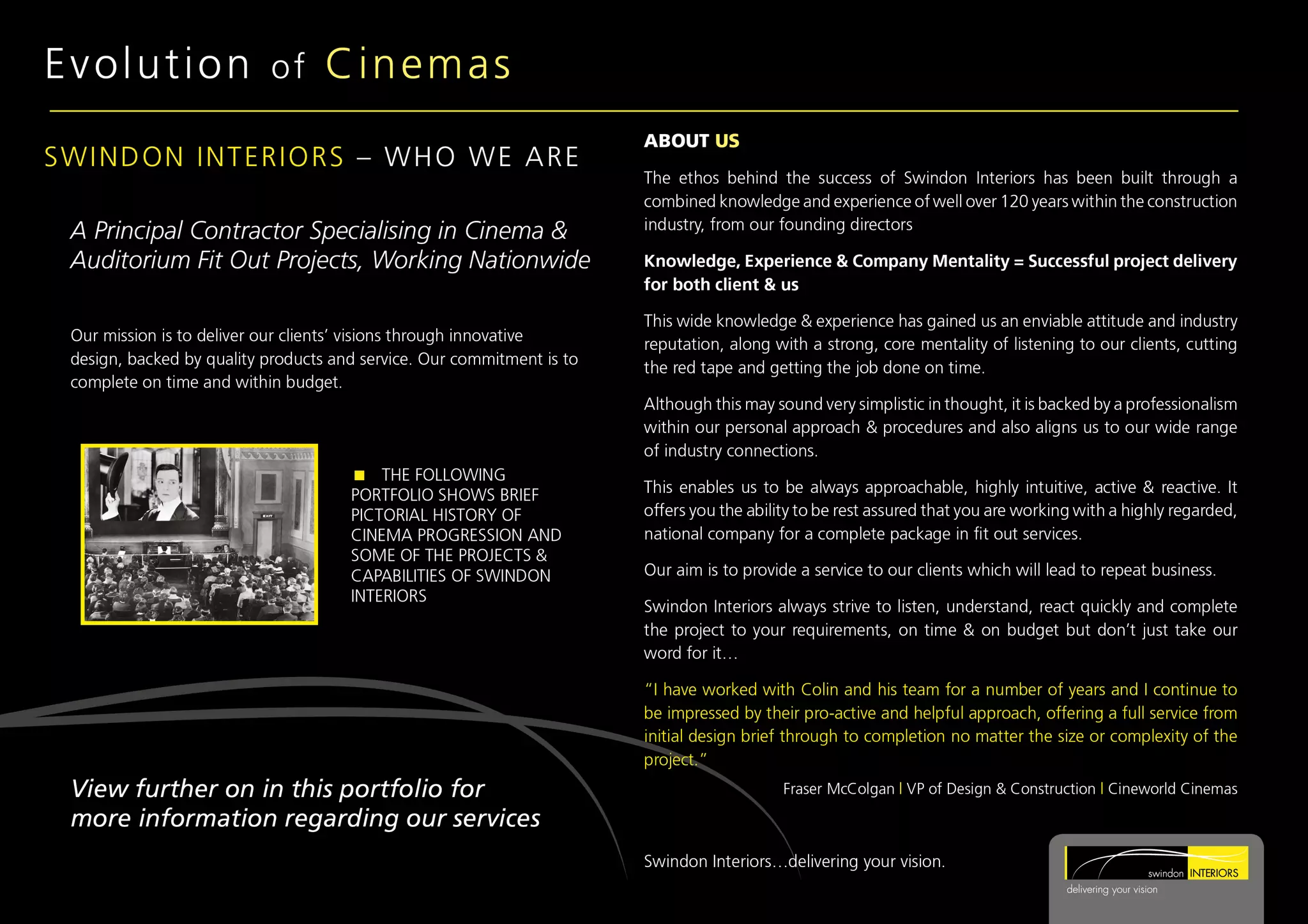 Evolution of cinema portfolio pdf | PDF