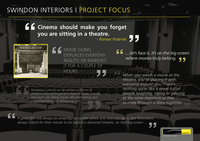 Evolution of cinema portfolio pdf | PDF