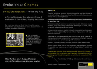 Evolution of cinema portfolio pdf | PPT
