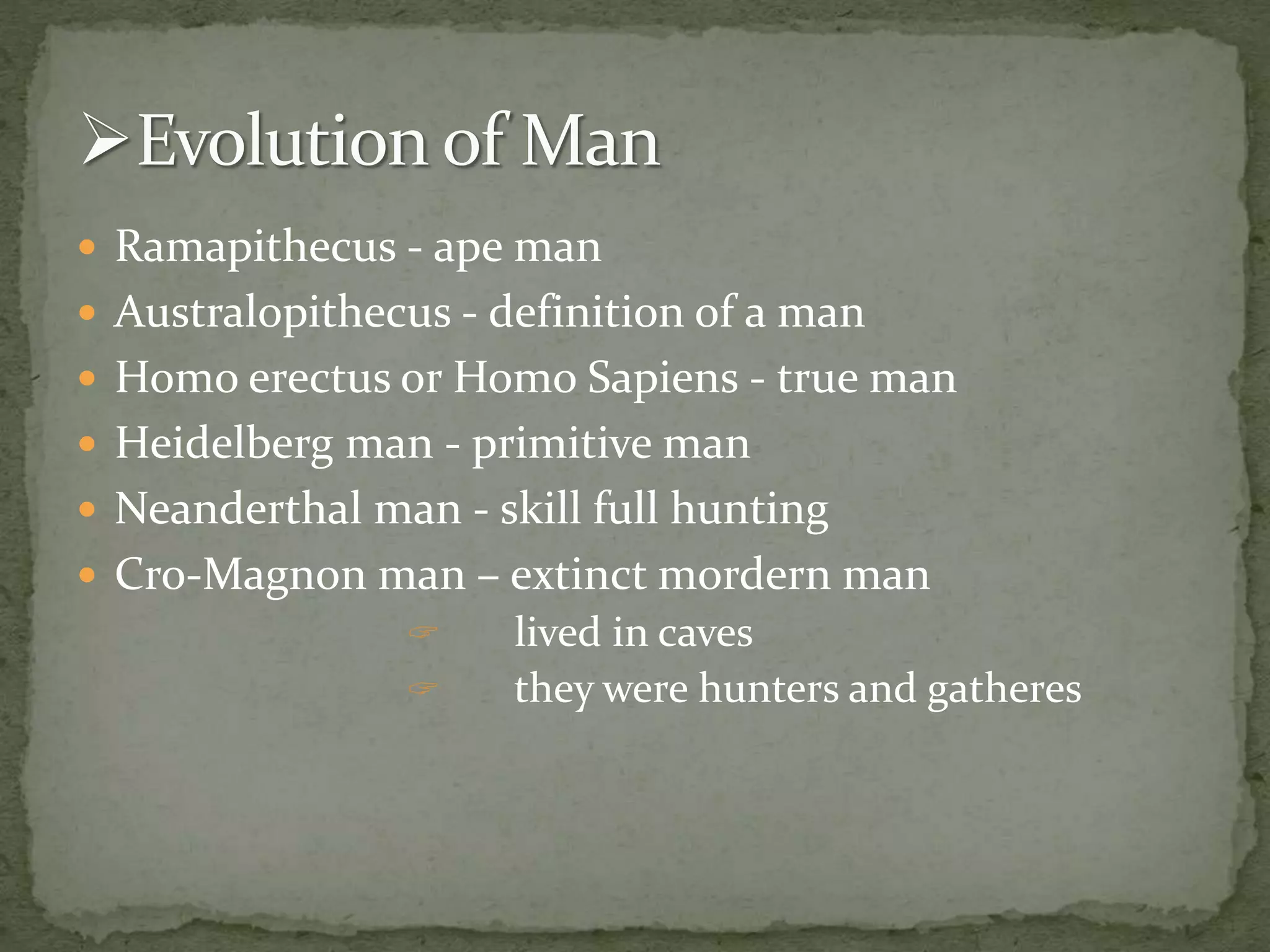 Evolution of civilization | PPTX