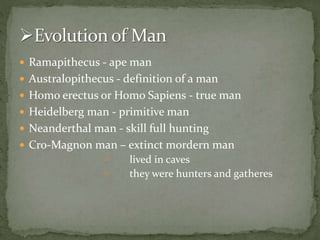 Evolution of civilization | PPTX
