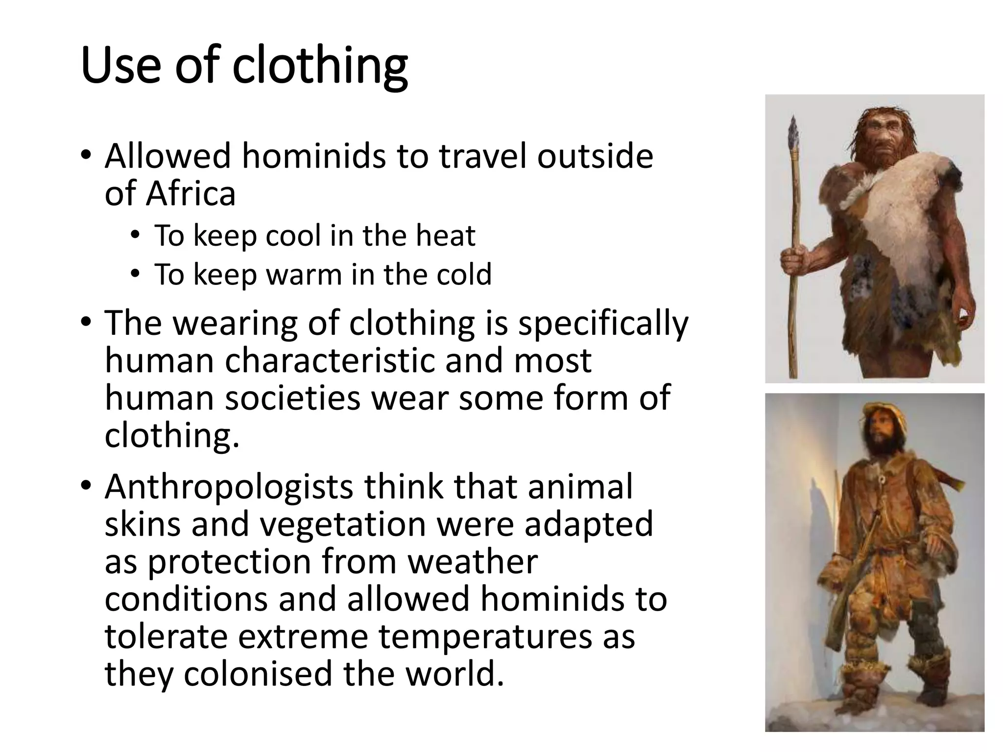 Evolution of clothes | PPTX