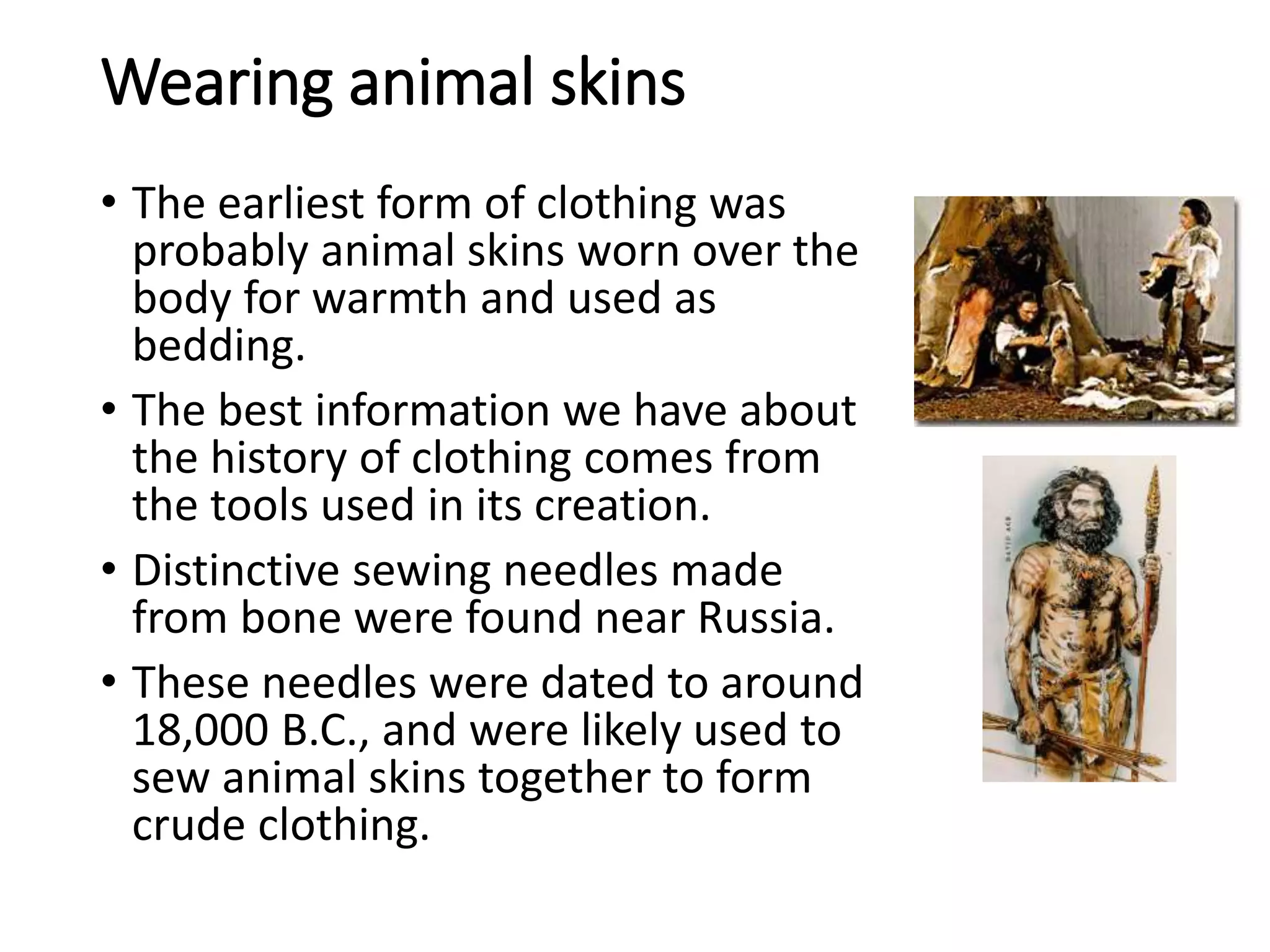 Evolution of clothes | PPTX