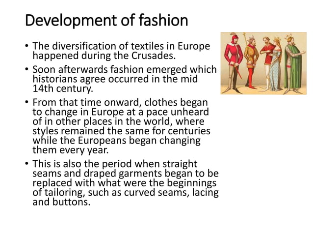 Evolution of clothes | PPTX