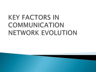 Evolution Of Communication Networks | PPT