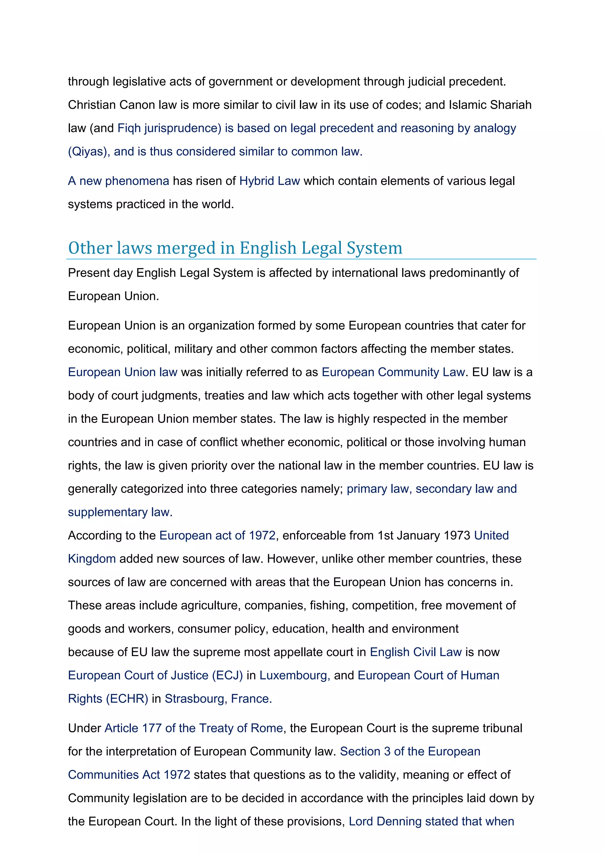 Evolution of common law | PDF