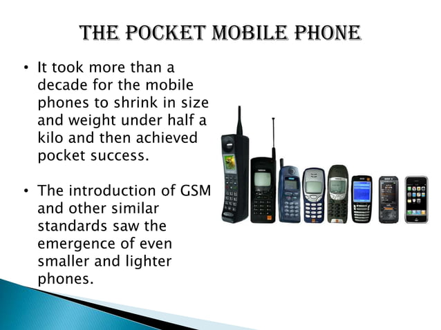 Evolution of communication technology | PPTX | Smartphones | Consumer ...