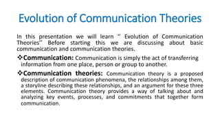 Evolution of Communication Theories.pptx