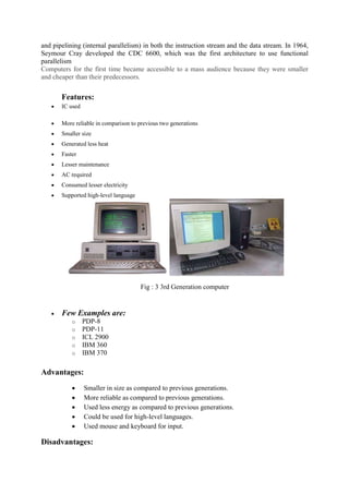 Evolution of computer generation. | PDF